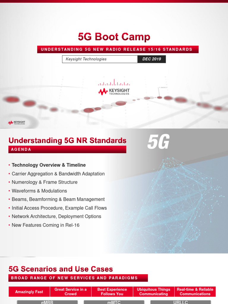 5G Boot Camp - 5G NR Technology Overview | PDF | Duplex (Telecommunications) | Lte ...