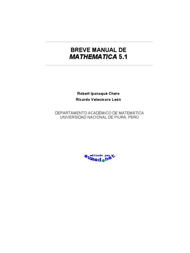 Manual Math | PDF | Pi | Soporte
