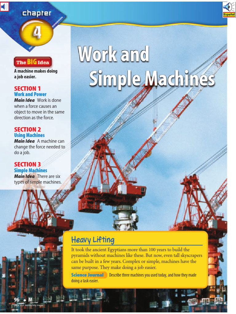Simple Machines | PDF | Machines | Force