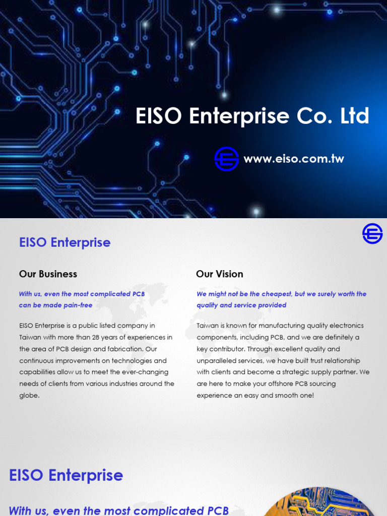 EISO Enterprise: PCB Solutions Overview | PDF | Printed Circuit Board ...