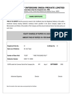 Form - SH-1 - Share Certificate | PDF | Business | Finance & Money ...