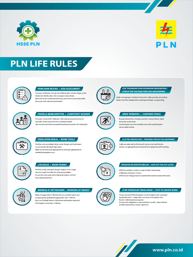 PLN Hsse Life Rules Poster A2 | PDF