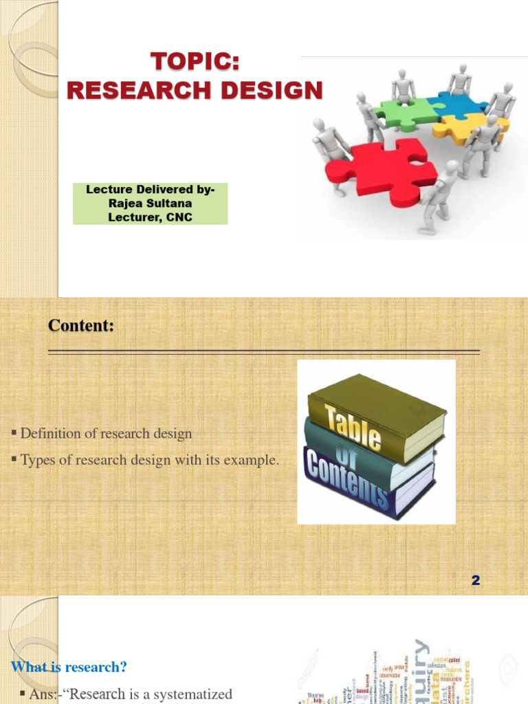 Topic Research Design | PDF | Cohort Study | Randomized Controlled Trial