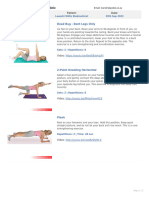 Printable Core Exercises For Seniors With Pictures | PDF
