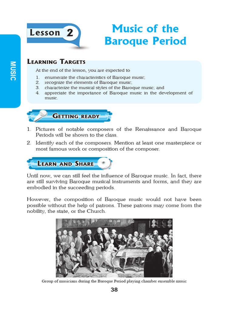 11 - Lesson 2 z33dTf | Download Free PDF | Baroque Music | Suite (Music)