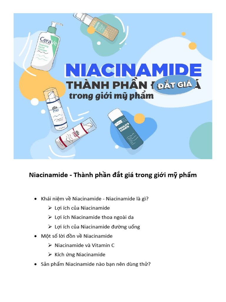 Niacinamide | PDF