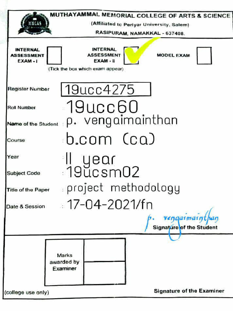 Project Methodology Notes Pdf