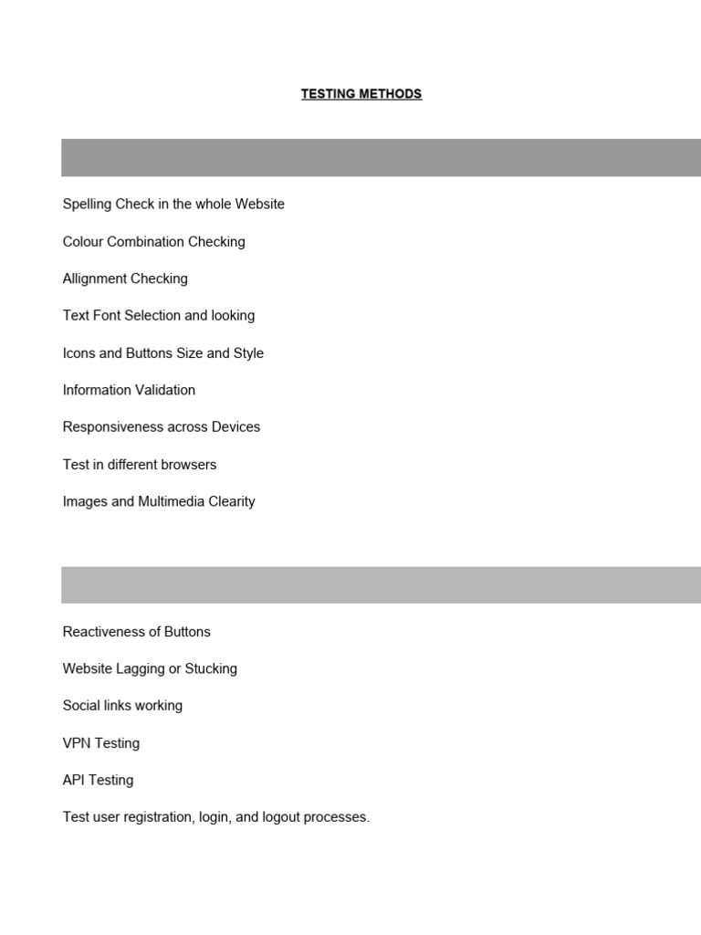 Website Testing | PDF Website Testing | PDF