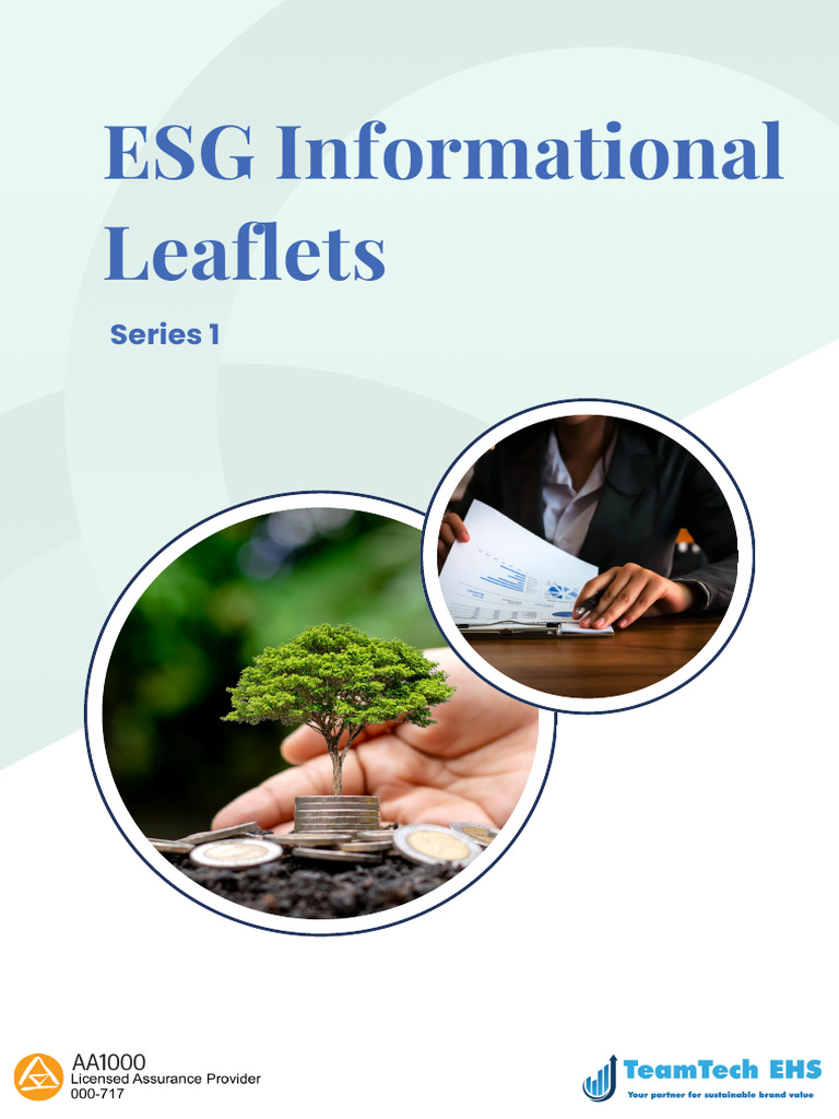 Understanding ESG Principles and Reporting | PDF | Economies | Business