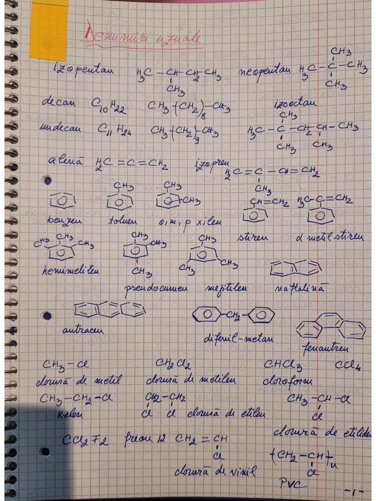 Denumiri Uzuale | PDF