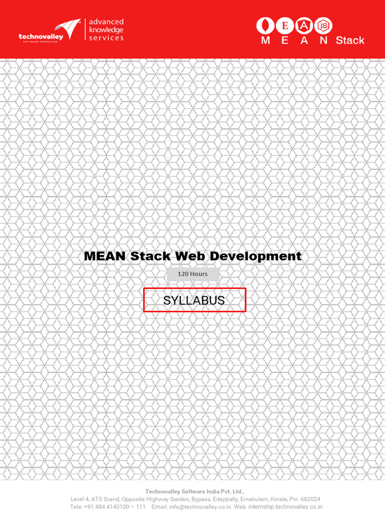 MEAN Stack | PDF | Mongo Db | Class (Computer Programming)