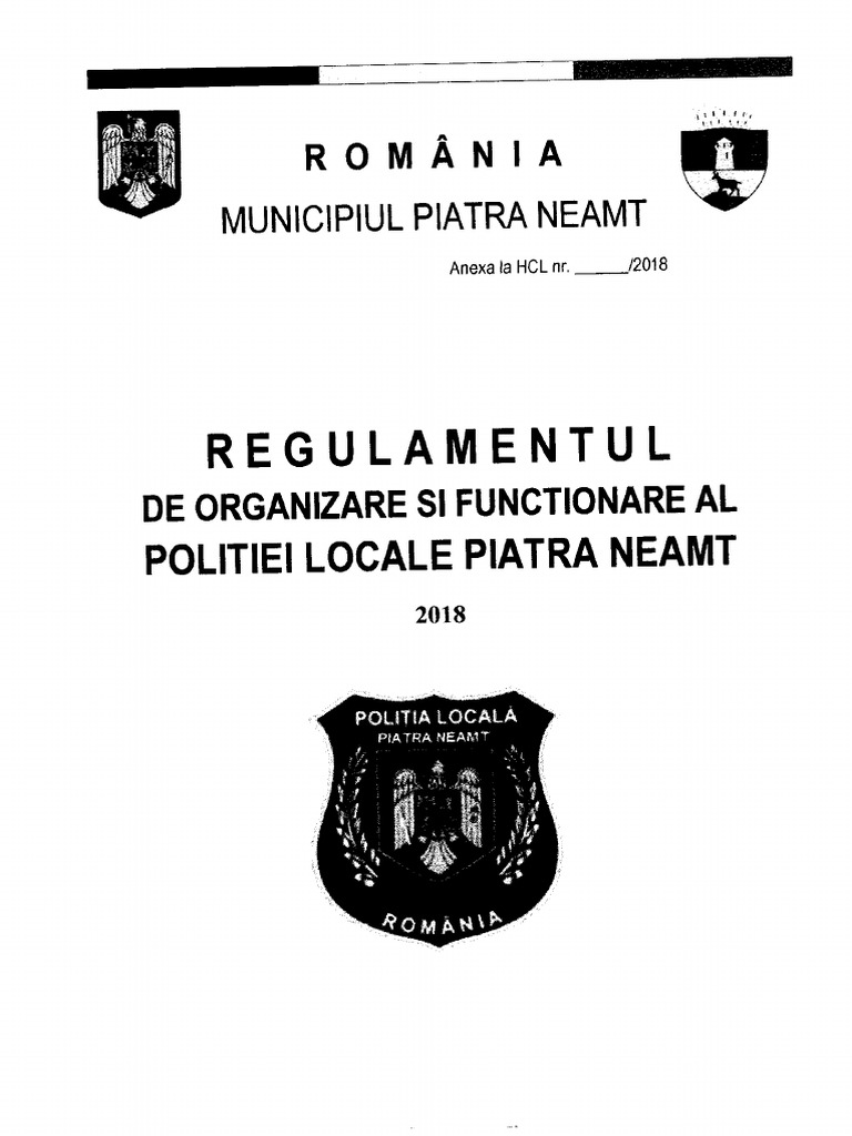 ROF Politia Locala | PDF