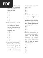 Soal Matematika Bab 1 Perkalian Pecahan Kelas 6 SMT 1 KurMer | PDF