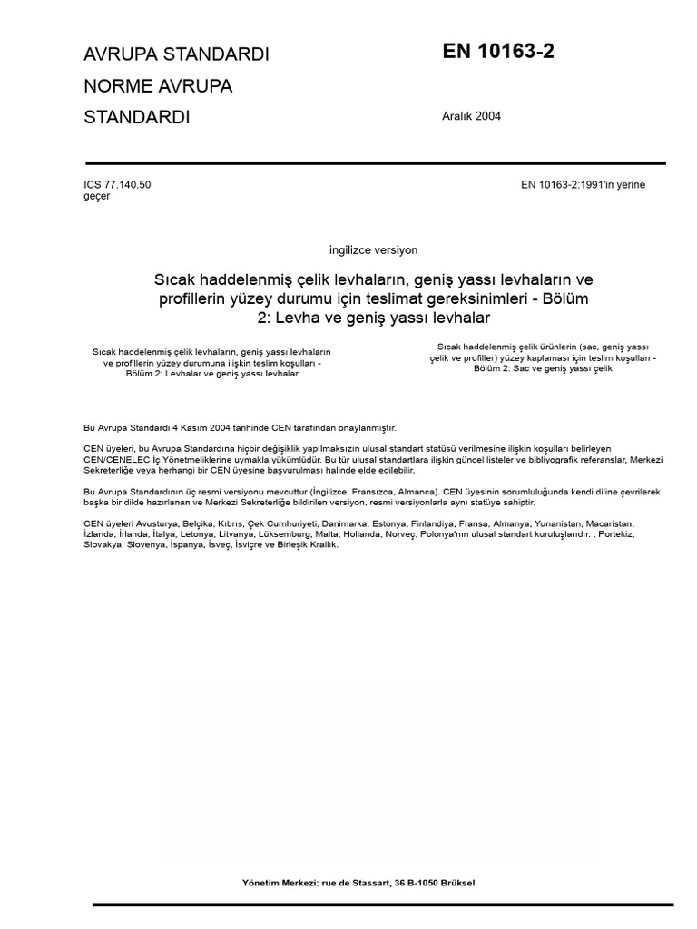 En 10163 2 | PDF