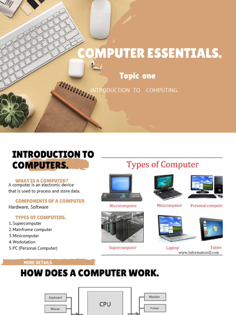 Computer Essentials. | PDF | Operating System | Software