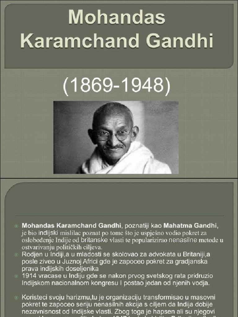 Mahatma Ghandi | PDF