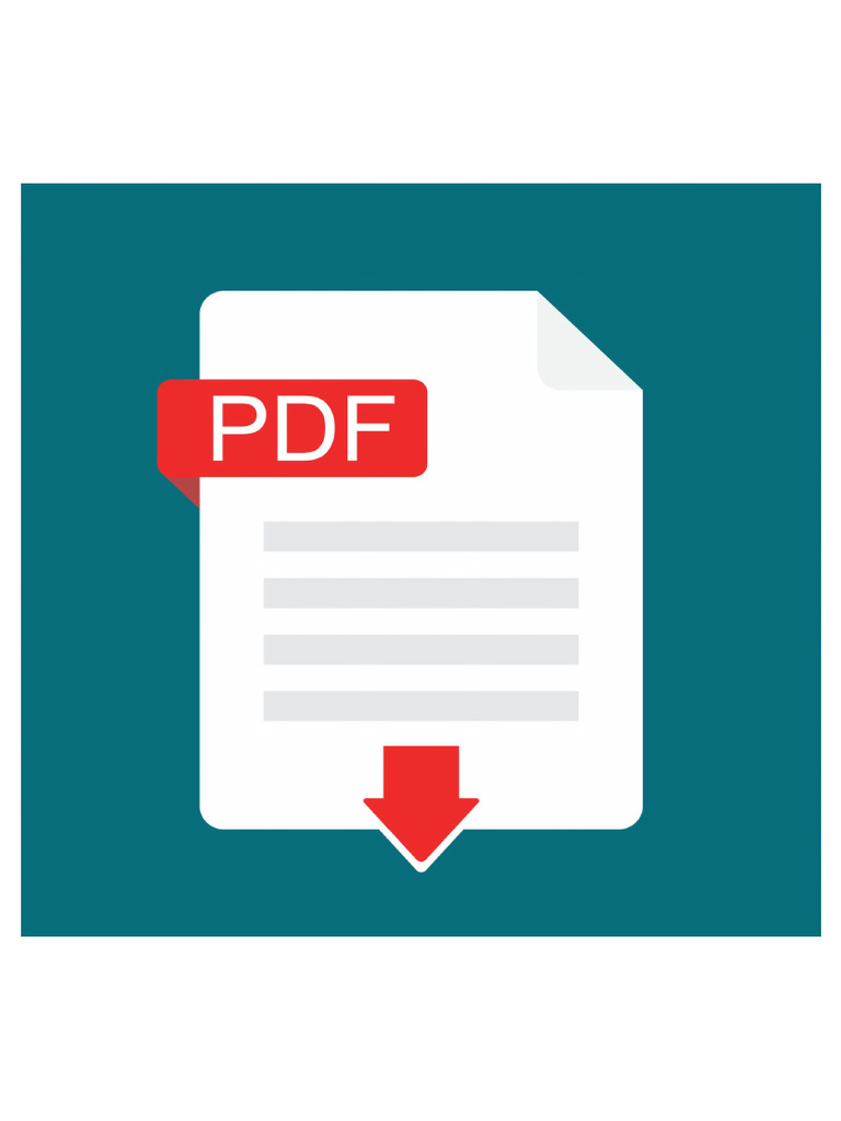 PDF Icon File With PDF Label and Down Arrow Sign Downloading Document ...