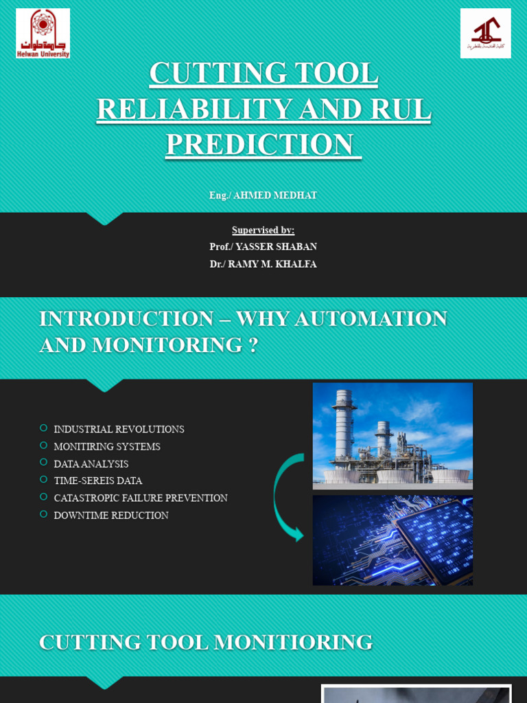 Cutting Tool Reliability and RUL Analysis | PDF | Dependent And ...