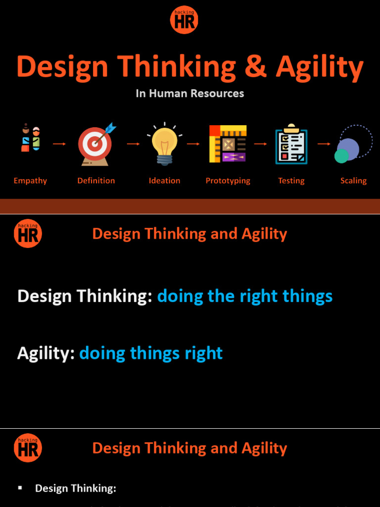 Design Thinking and Agility in HR 1701812494 | PDF | Design Thinking ...