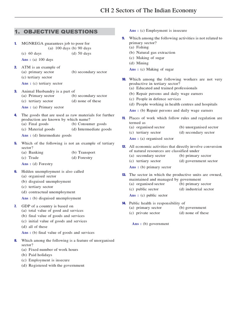 CH 2 Eco Objectives | PDF | Employment | Gross Domestic Product