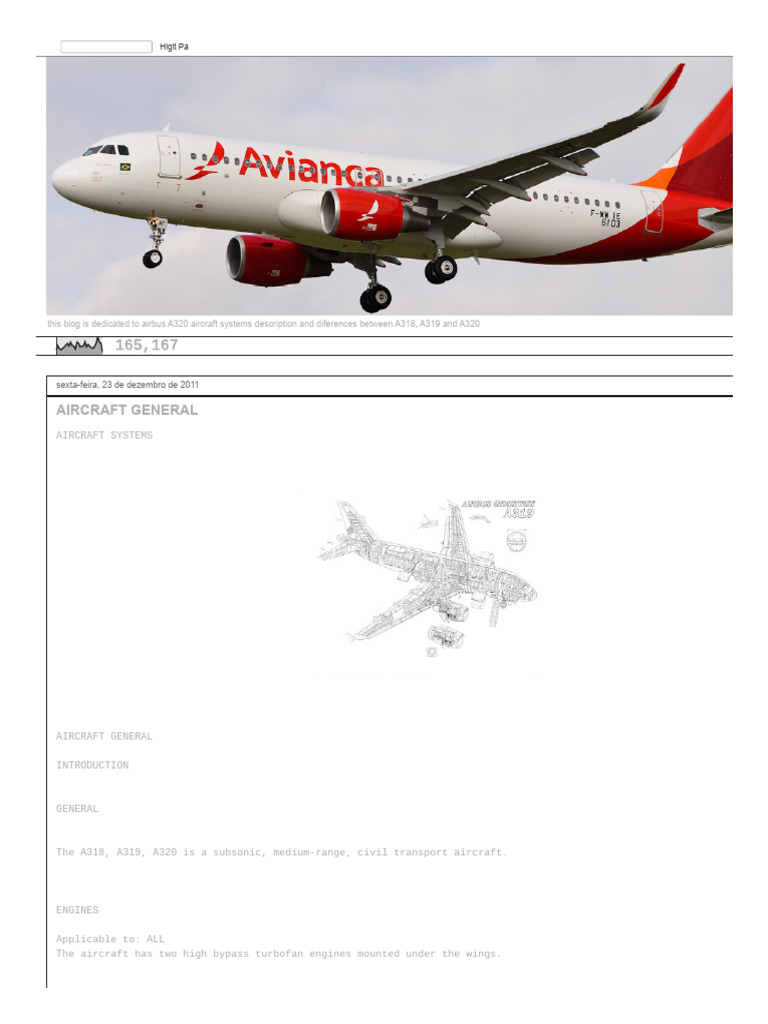 A320F Aircraft Systems Overview | PDF | Airliner | Aeronautics