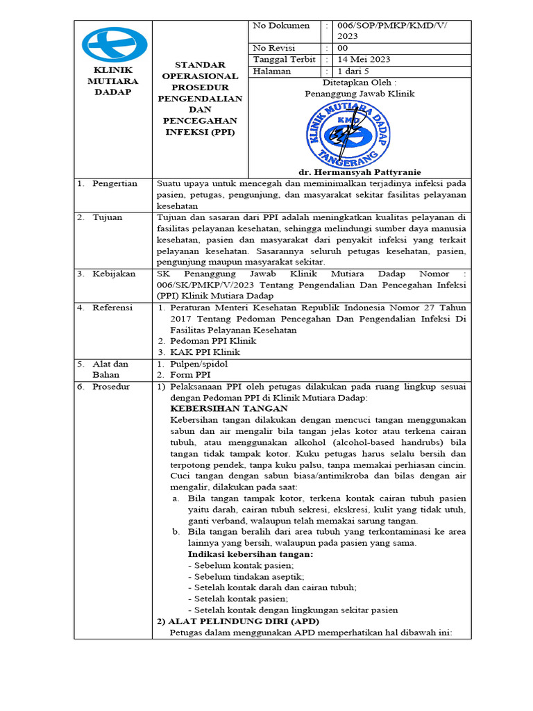 Sop Ppi Fix | PDF | Pengembangan Diri | Sains & Matematika