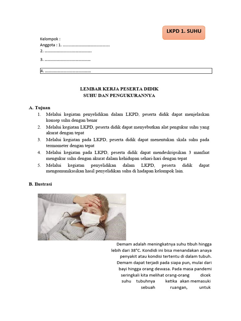 LKPD 1 Suhu | PDF
