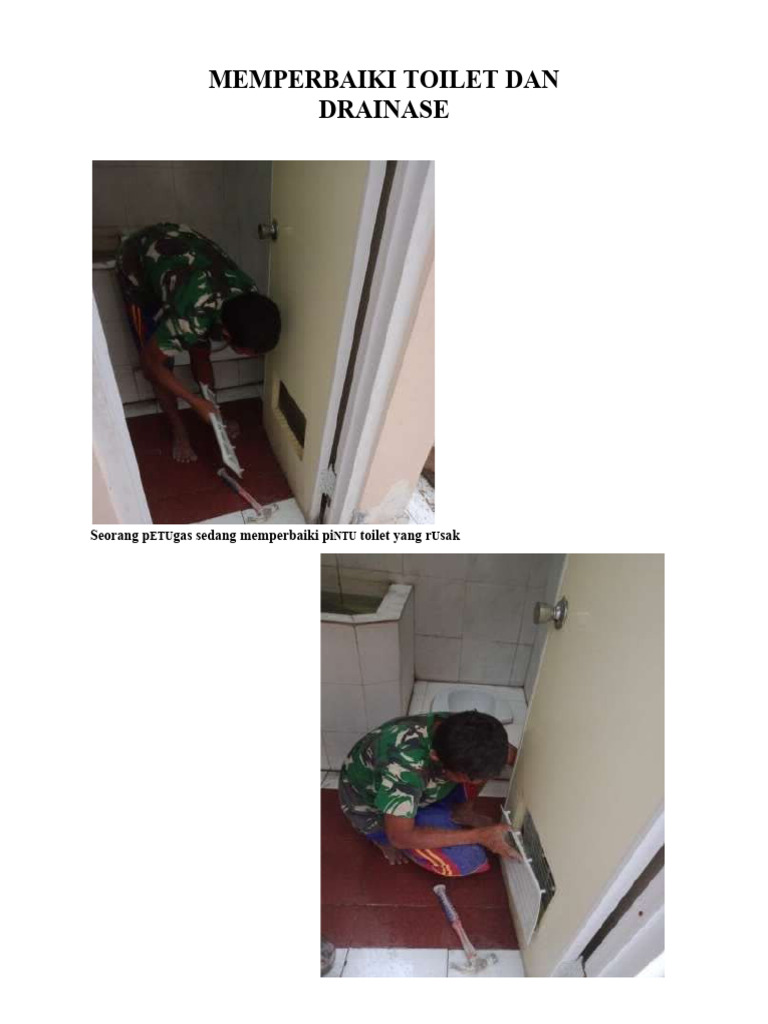 Perbaikan Toilet dan Drainase | PDF | Griya & Taman