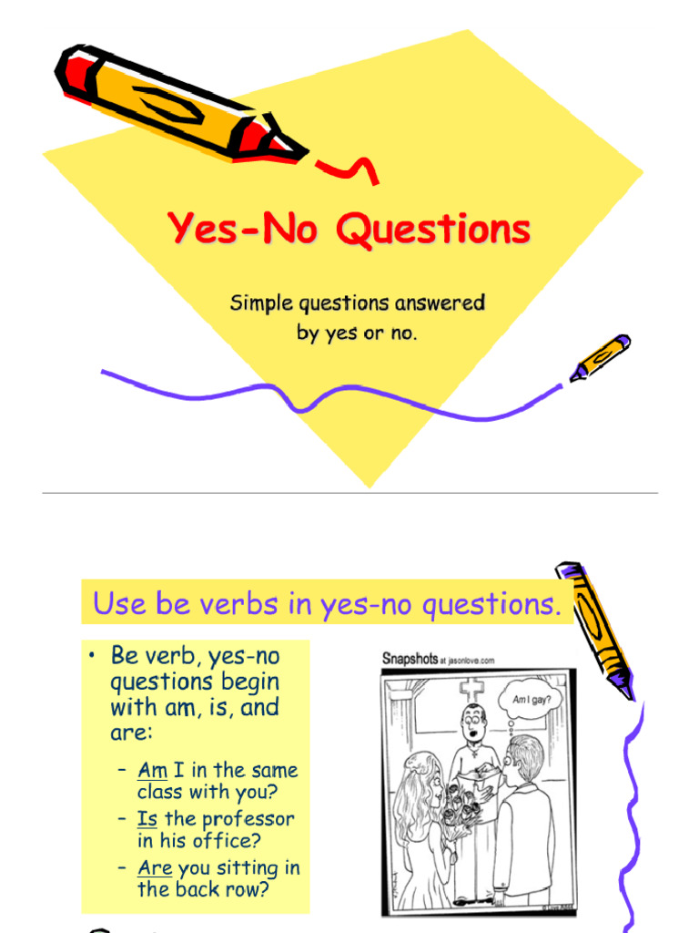 Yes-No Questions | PDF