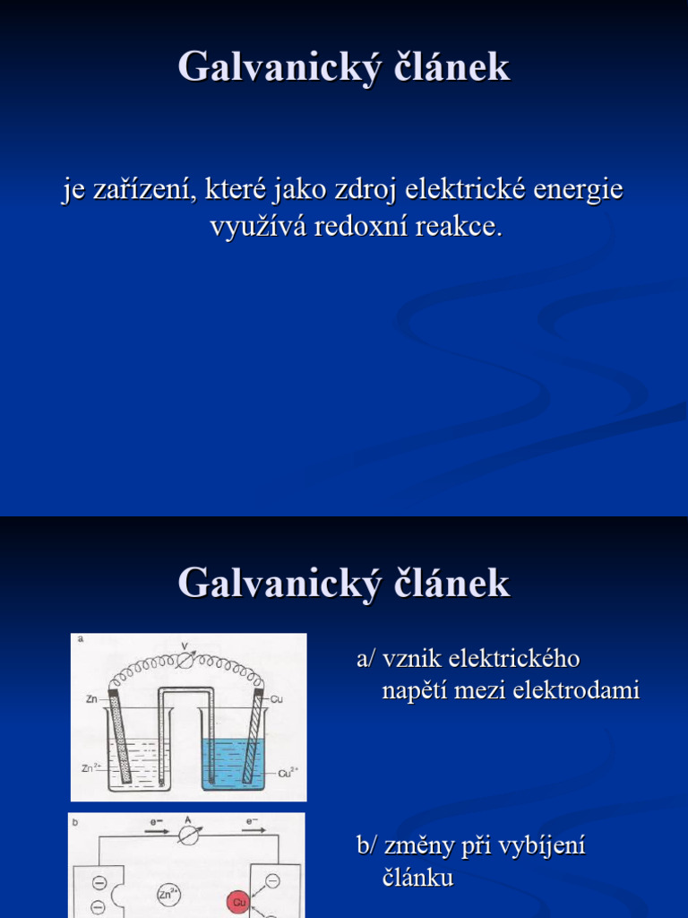 Galvanicke Clanky | PDF