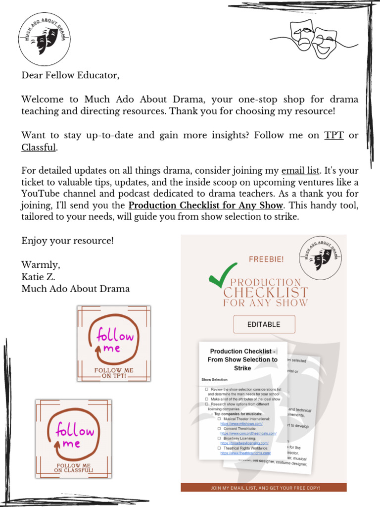 CharacterAnalysisWorksheetforDramaClassorLiteraryPlayExploration 1 ...