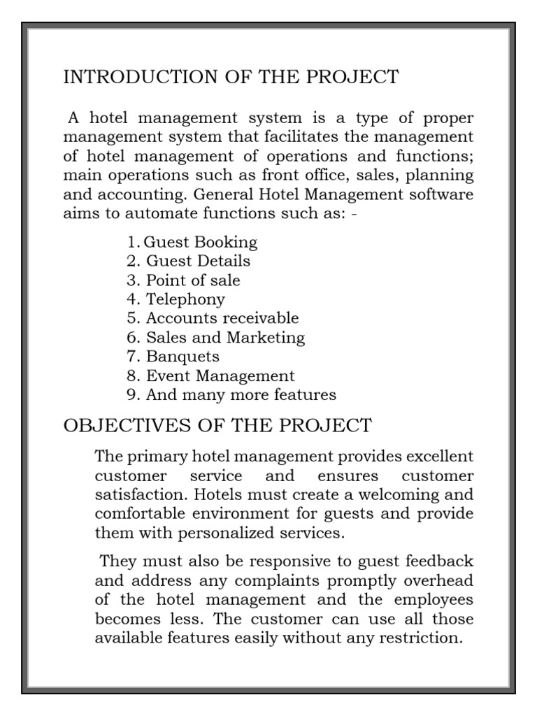 Introduction_of_the_Project[1] | PDF | Sales | Point Of Sale