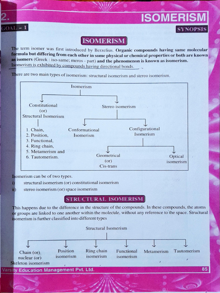ISOMERISM | PDF