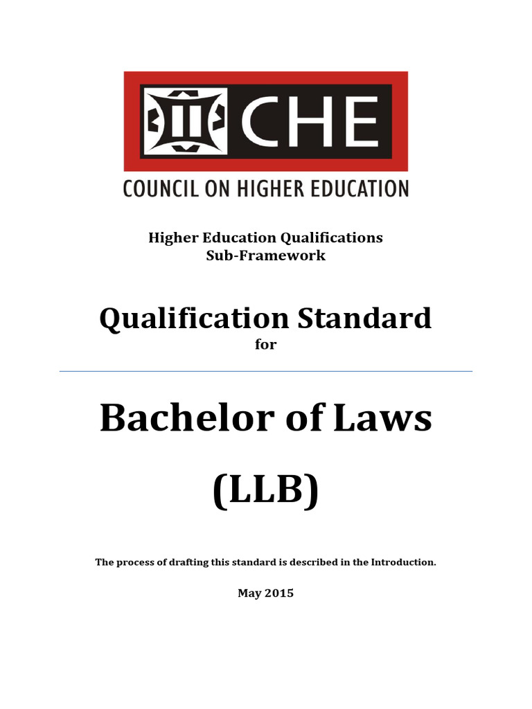 LLB Qualification Standards Overview | PDF | Academic Degree | Bachelor ...