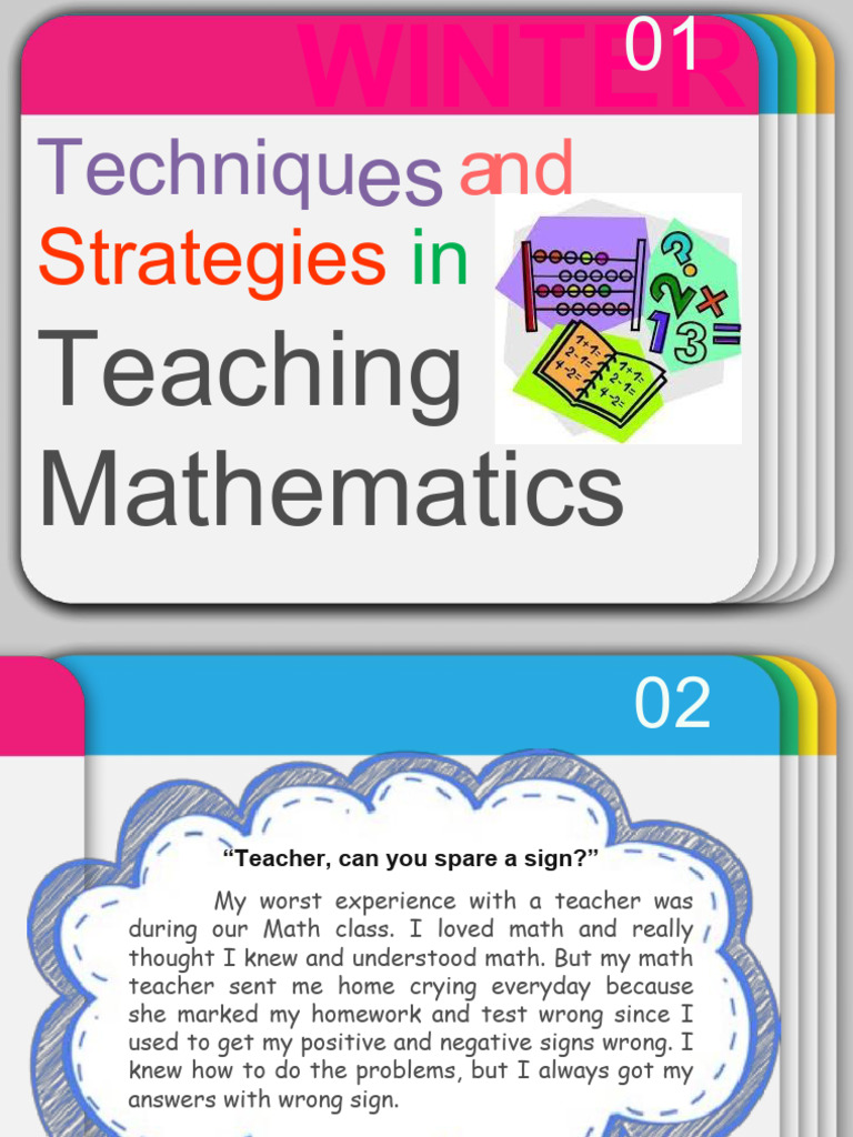 The Theories and Approaches in Teaching Mathematics | PDF | Learning ...