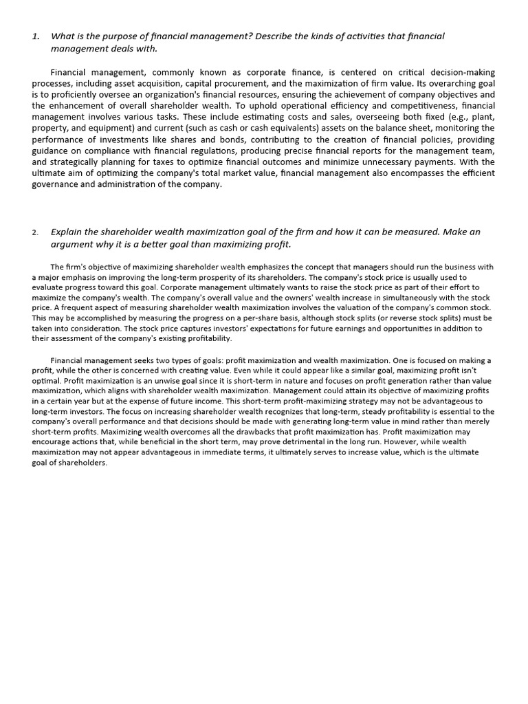 Fin Man | PDF | Stocks | Wealth