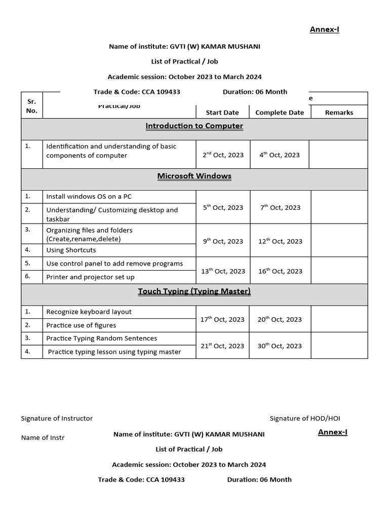 Annex 1 CCA (Updated) | PDF | Microsoft Word | Microsoft Windows