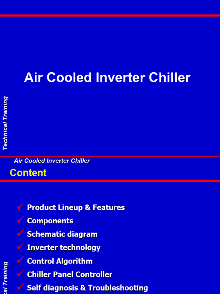 Air Cooled Inverter Chiller | PDF | Power Inverter | Power (Physics)