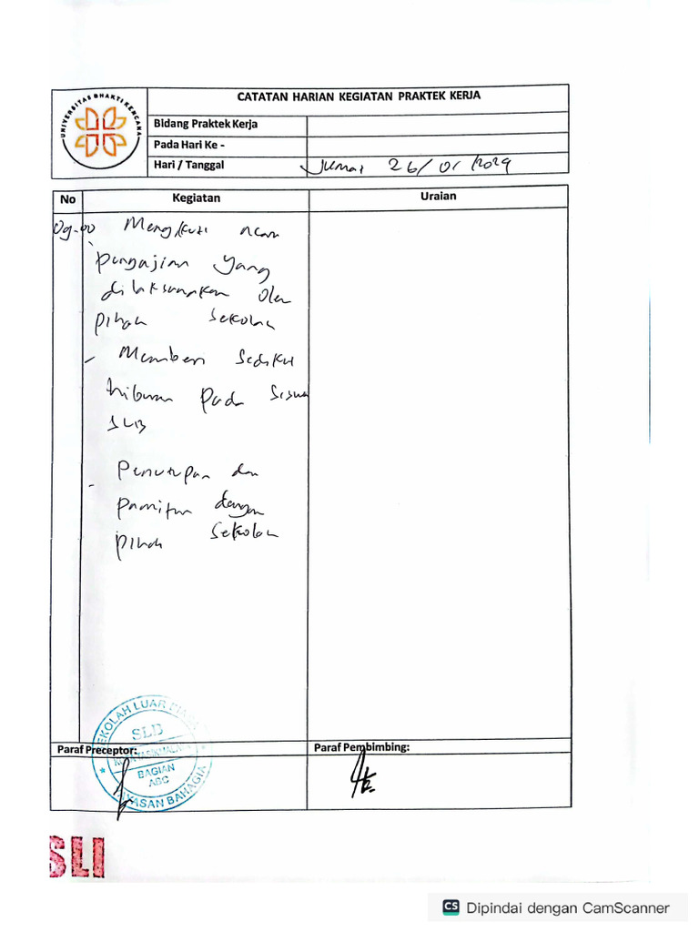 Logbook 3 Minggu 1 | PDF