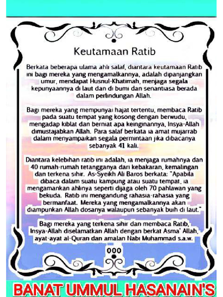 Ratib Al Haddad | PDF