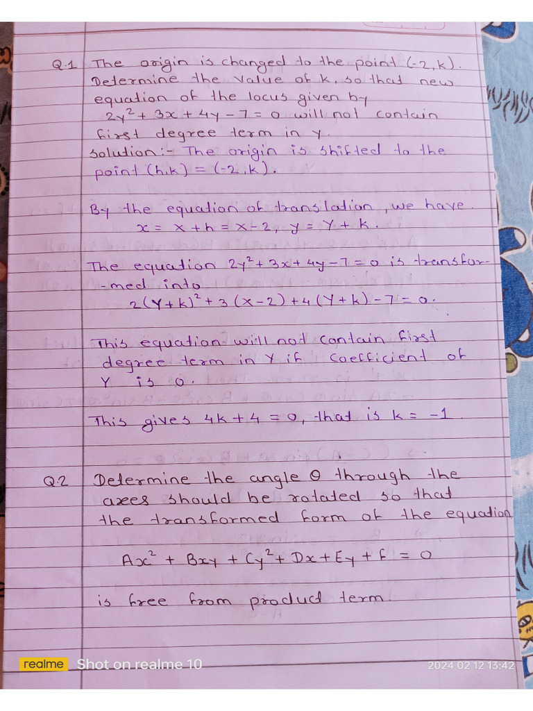 Math Assignment BAC | PDF