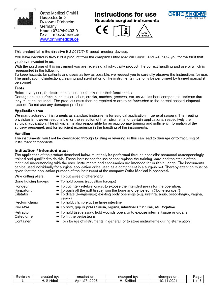 IFU-Ortho - Reusable Surgical Instruments GB-Rev 6 - 240205 - 151904 ...