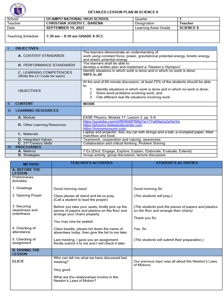 DLP in Work FINAL. | PDF | Force | Learning