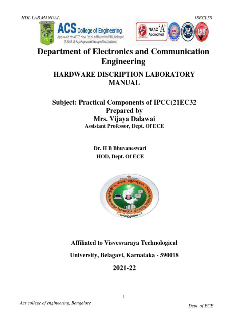 HDL-manual-21-scheme | PDF | Hardware Description Language | Vhdl
