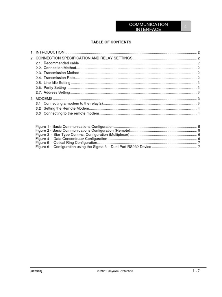 Tau_100_200_Section_04_Comms_interface | PDF | Modem | Public Switched Telephone Network