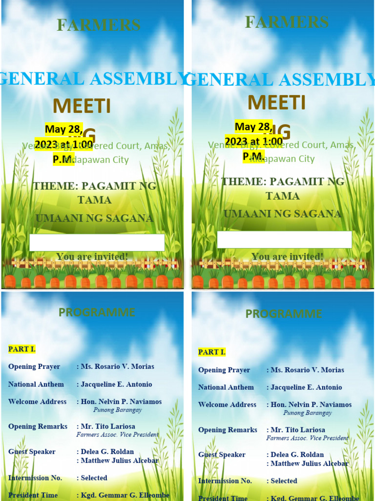 Farmers Assembly Association | PDF