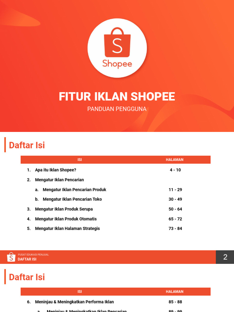 Panduan Iklan Shopee untuk Penjual | PDF