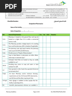 Pharmacy Inspection Compliance Checklist | PDF | Medical Prescription ...