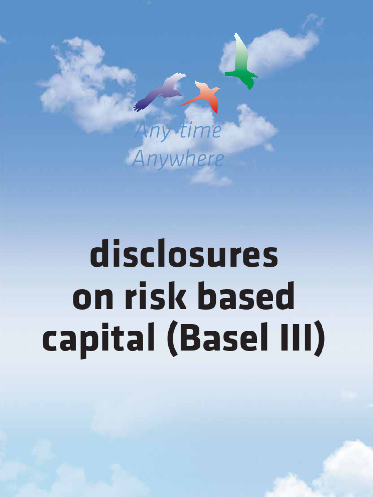 Disclosures - On - Risk - Based - Capital - Basel III - 2022 | PDF ...