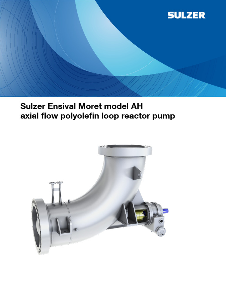 Sulzer Ah - Spec | PDF | Pump | Reliability Engineering